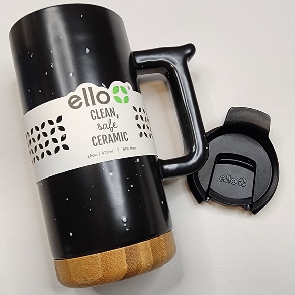 Ello | Dining | Ello Ceramic Black And White Mug Nwt | Poshmark